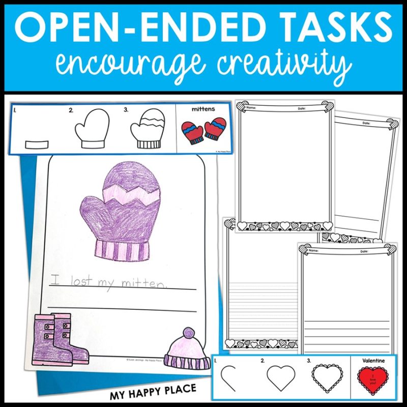 Simple Winter Directed Drawing and Writing Center